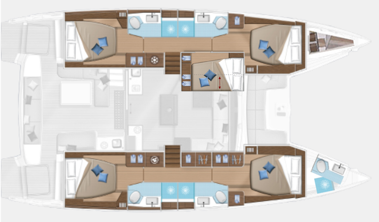 Lagoon 50 Crewed Catamaran from Lagoon in Marmaris Turkey